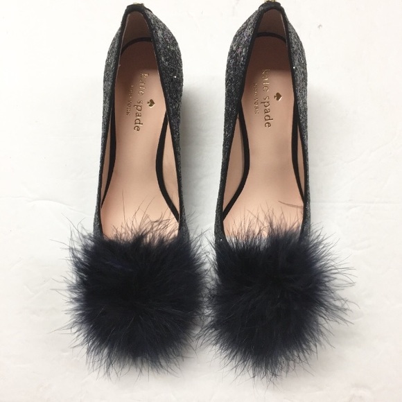 kate spade | Shoes | Rare Kate Spade Fancy Glitter Pompom | Poshmark